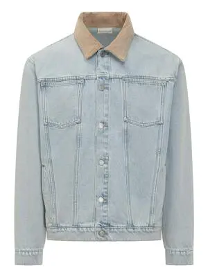 Drole De Monsieur Denim Jacket - Light Blue