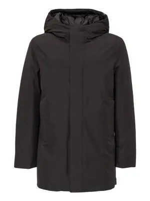 Woolrich Classic Hooded Down Jacket - Nero