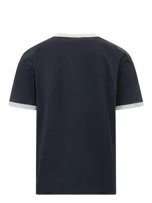 Drole De Monsieur Slogan T-shirt - Navy