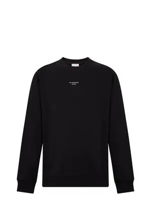 Drole De Monsieur Minimal Logo Sweatshirt - Black