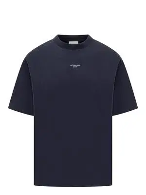 Drole De Monsieur Minimal Logo T-shirt - Navy