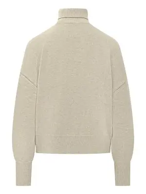 MARANT ETOILE MARANT ÉTOILE Wool Blend Dolcevita Sweater Light Grey