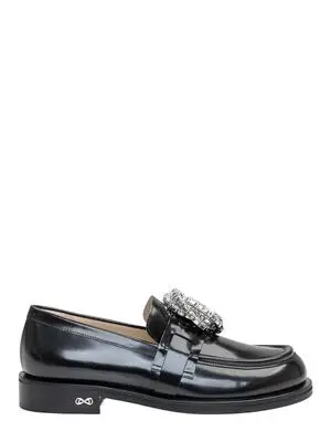 Mach & Mach MACH & MACH Leather Loafers Black