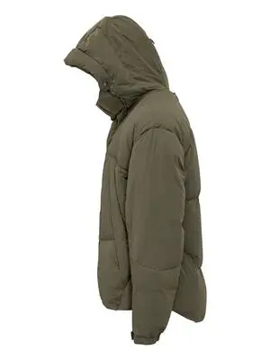 JG1 Hooded Puff Down Jacket - Army