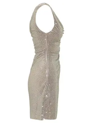 SELF-PORTRAIT Self-portrait Glamorous Rhinestone Mini Dress