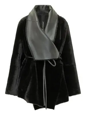 BLANCHA Blancha Straight Merino Jacket Nero