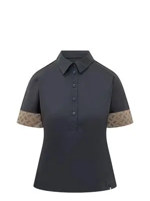 Herno Short Sleeve Polo With Classic Collar - Blu Navy