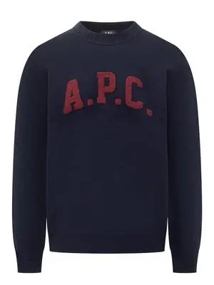 A.p.c. Virgin Wool Pullover - Dark Navy