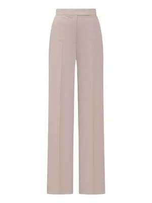 Max Mara High-Waisted Tailored Trousers Rosa
