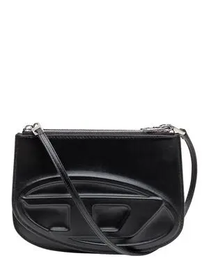 DIESEL® Leather Crossbody Bag - Nero