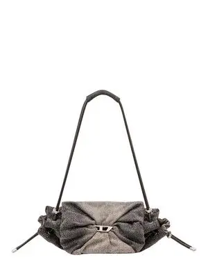 DIESEL® DIESEL® Scrunch-Detail Shoulder Bag Nero
