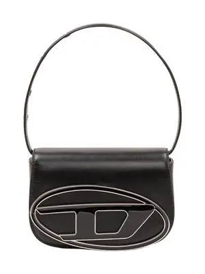 DIESEL® Diesel 1DR Shoulder Handbag With Logo Nero