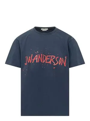 JW Anderson Classic T-shirt Circuther - Navy