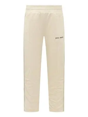 Palm Angels Logo Track Pants - Ivory Black