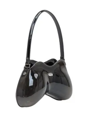 DIESEL® DIESEL Double-D Glossy Shoulder Bag Nero