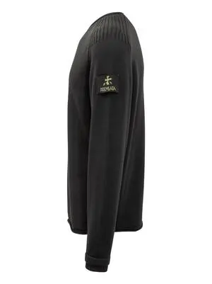 Premiata Mini Logo Detail Pullover - Black