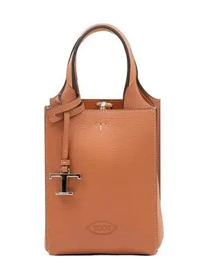TOD`S Tod's Leather Shopping Bag - Cuoio