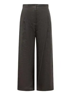 Max Mara MAX MARA Ramie Trousers Nero