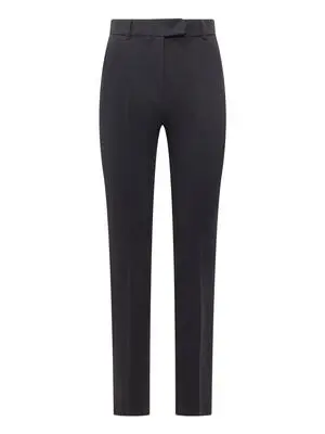 Max Mara Max Mara Studio High-Waisted Slim Trousers Blu