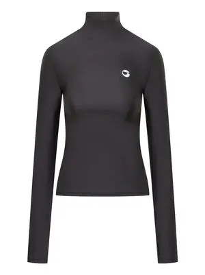 Coperni Stylish Knitwear Mini Turtleneck - Black