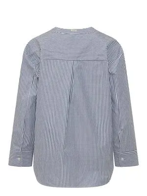 MAX MARA`S Mini Striped Silk Shirt - Riga Piccola