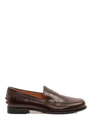 TOD`S Tod's Gomma 19m Travel Loafers With Rubber Sole - Madera