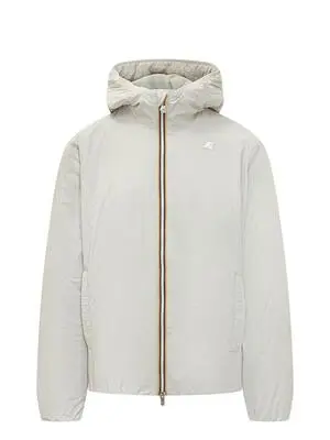 K-WAY Lightweight Hooded Zip-Front Jacket