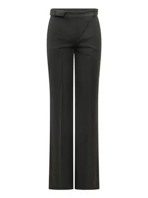 Attico ATTICO Long Gabardine Trousers Black