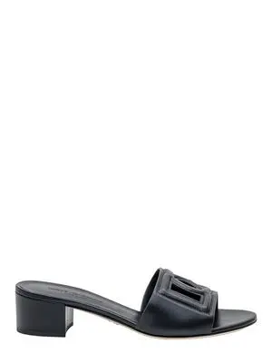 Dolce & Gabbana DOLCE & GABBANA Leather Sandals Nero
