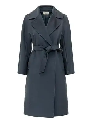 Max Mara Weekend-ready Wool Overcoat - Blu