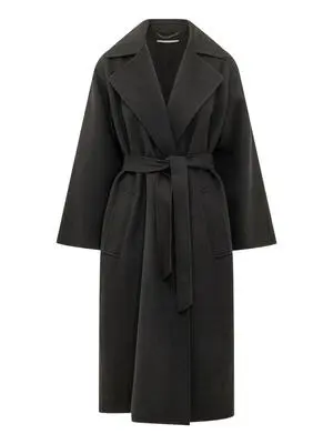 Max Mara Weekend-ready Wool Overcoat - Nero