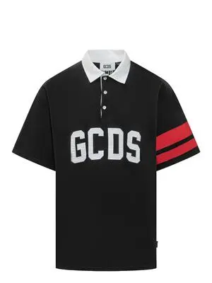 Gcds Polo Shirt - Black/red