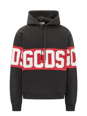 Gcds Band Logo Hoodie - Black/red