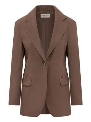 WEEKEND BY MAX MARA Wool Blazer - Cacao