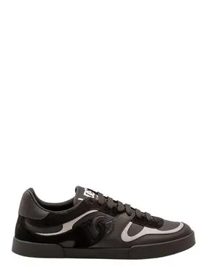 Dolce & Gabbana Dolce & Gabbana Veal Leather Sneakers Nero/nero