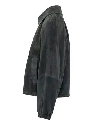 WEEKEND BY MAX MARA Zuppa Goat Leather Jacket - Blu
