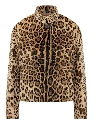 MAX MARA MAX MARA Studded Leopard Jacket