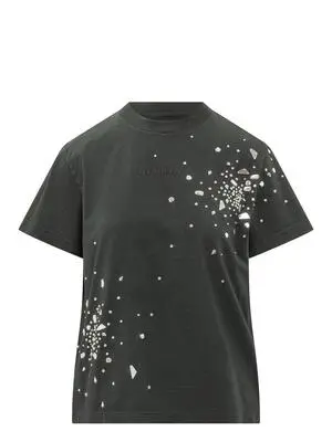 DES_PHEMMES Classic Crewneck T-shirt - Black