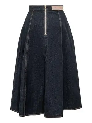 ALBERTA FERRETTI Alberta Ferretti 100% Cotton Skirt