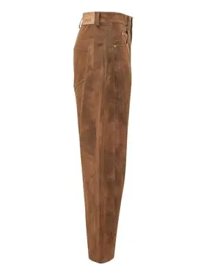 MARANT ETOILE Belky-gc Tailored Trousers - Brown