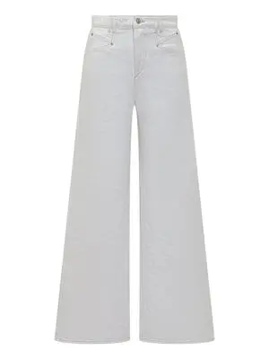 Isabel Marant Étoile High-waisted Denim Trousers - White