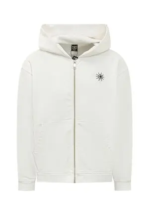 HTC LOS ANGELES Sun Zip Hoodie - Offwhite