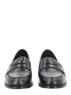 AeydĒ Leather Loafers - Black