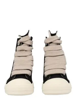 Rick Owens High Top Sneakers - Black
