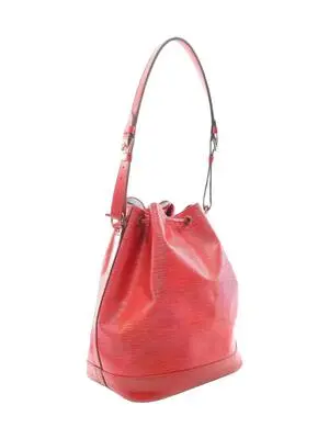 LOUIS VUITTON 1994 Noe Epi Bucket Bag - Red