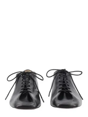 LEMAIRE Leather Lace-up Shoes - Black