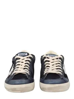 GOLDEN GOOSE Leather Sneakers - Blue