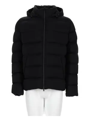 Herno Hooded Puffer Jacket - Black