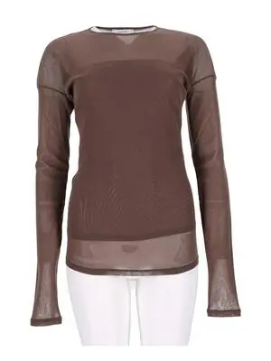 LEMAIRE Long Sleeve Top - Brown