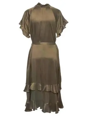 ZIMMERMANN ZIMMERMANN Silk Satin Midi Dress